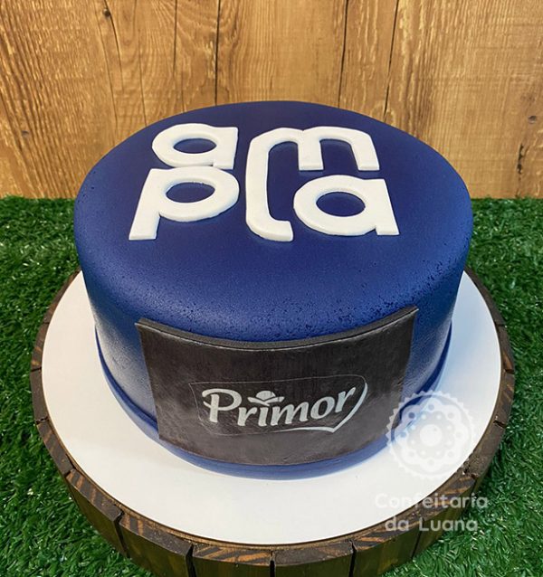 Bolo Decorado Empresas - Confeitaria da Luana Bolo Decorado Empresas